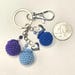 Crochet Blueberry Keychain - Etsy