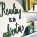 3D Reading Sign Book Adventure Book Lover Sign Home - Etsy
