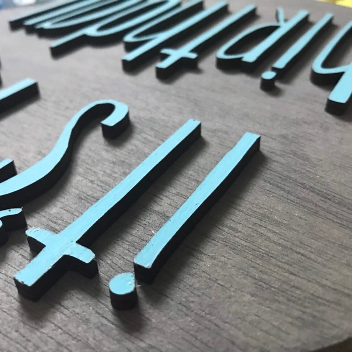 Fun Birthday Sign Rainbow Birthday Sign Unique Wooden - Etsy