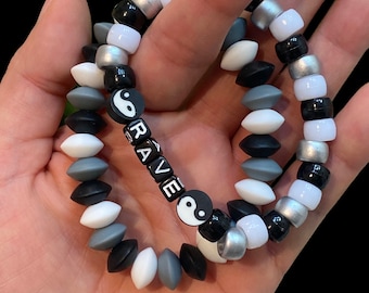 Adjustable Rubber Band Rave Bracelets - Etsy