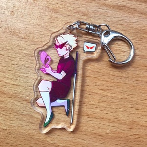 The Striders | Homestuck Acrylic Keychain Charms (dave & Dirk Strider ...