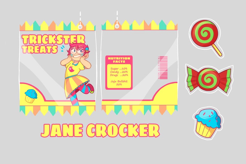 Trickster Mode Jane Crocker & Jake English Homestuck Candy - Etsy