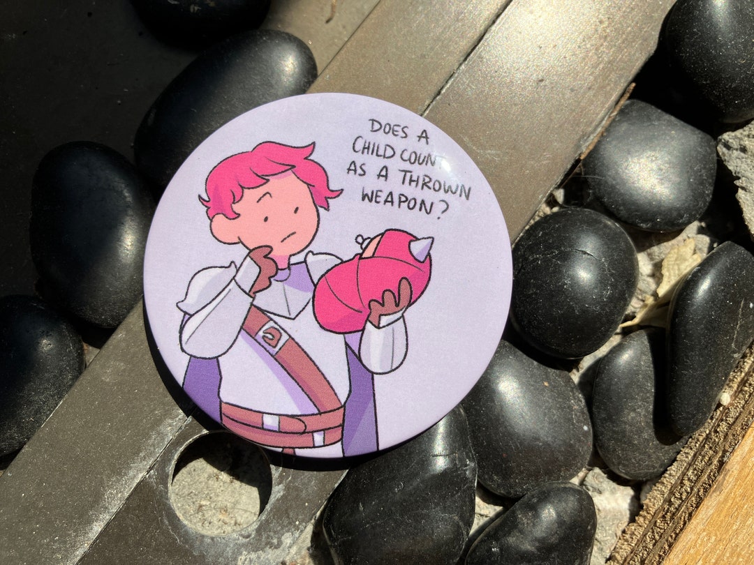 Does a Child Count as a Thrown Weapon? | Dnd Badge (series 3) - Etsy