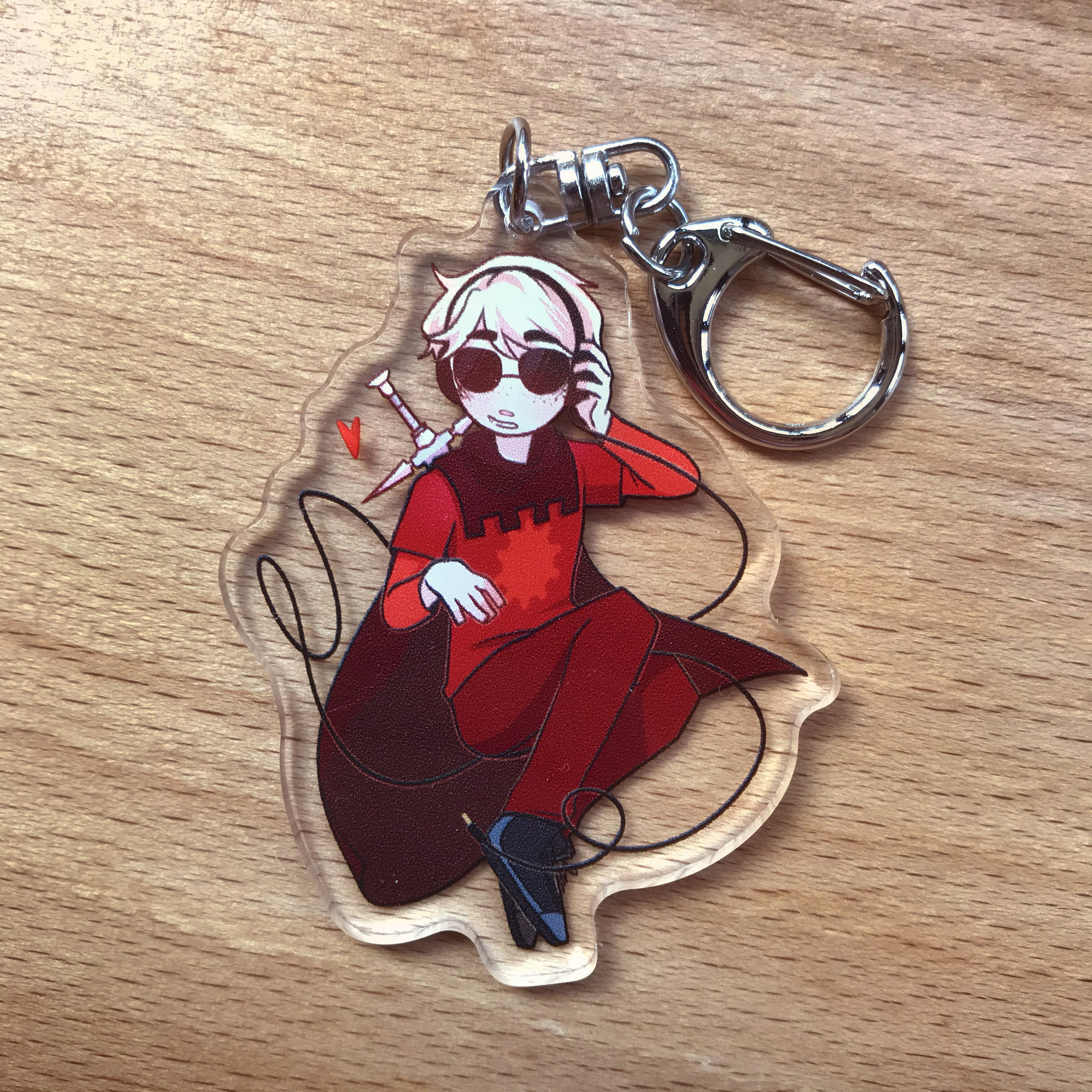 The Striders Homestuck Acrylic Keychain Charms dave & Dirk - Etsy