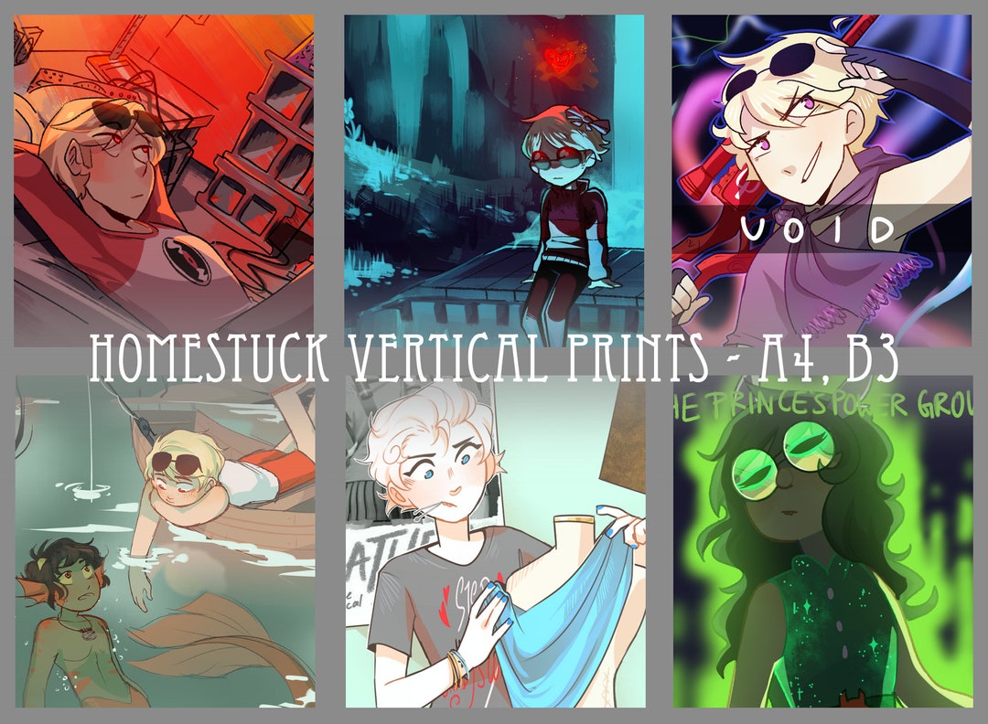 Homestuck Vertical Prints (A4, B3) - Etsy