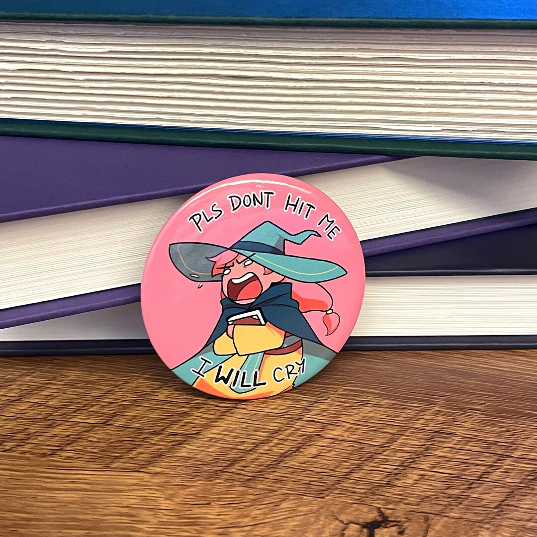 Please Don't Hit Me I WILL Cry | Dnd Sorcerer Wizard Badge (series 2 ...
