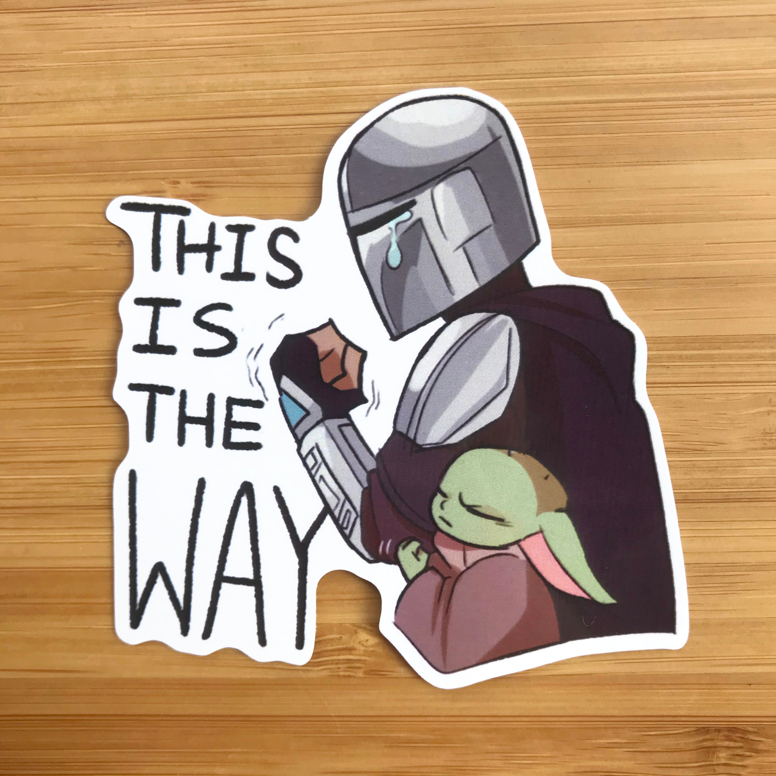 The Mandalorian Sticker Set 1 pack of 8 Stickers - Etsy Australia
