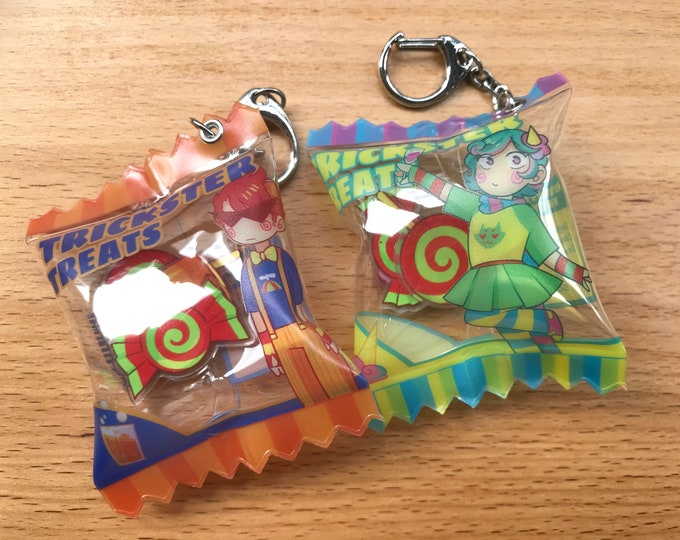 Homestuck Candy Shaker Keychain Charm Trickster Mode Roxy Lalonde ...