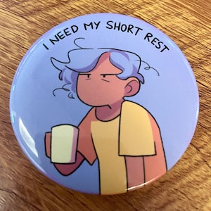 I Need My Short Rest | Dnd Badge (series 2) - Etsy