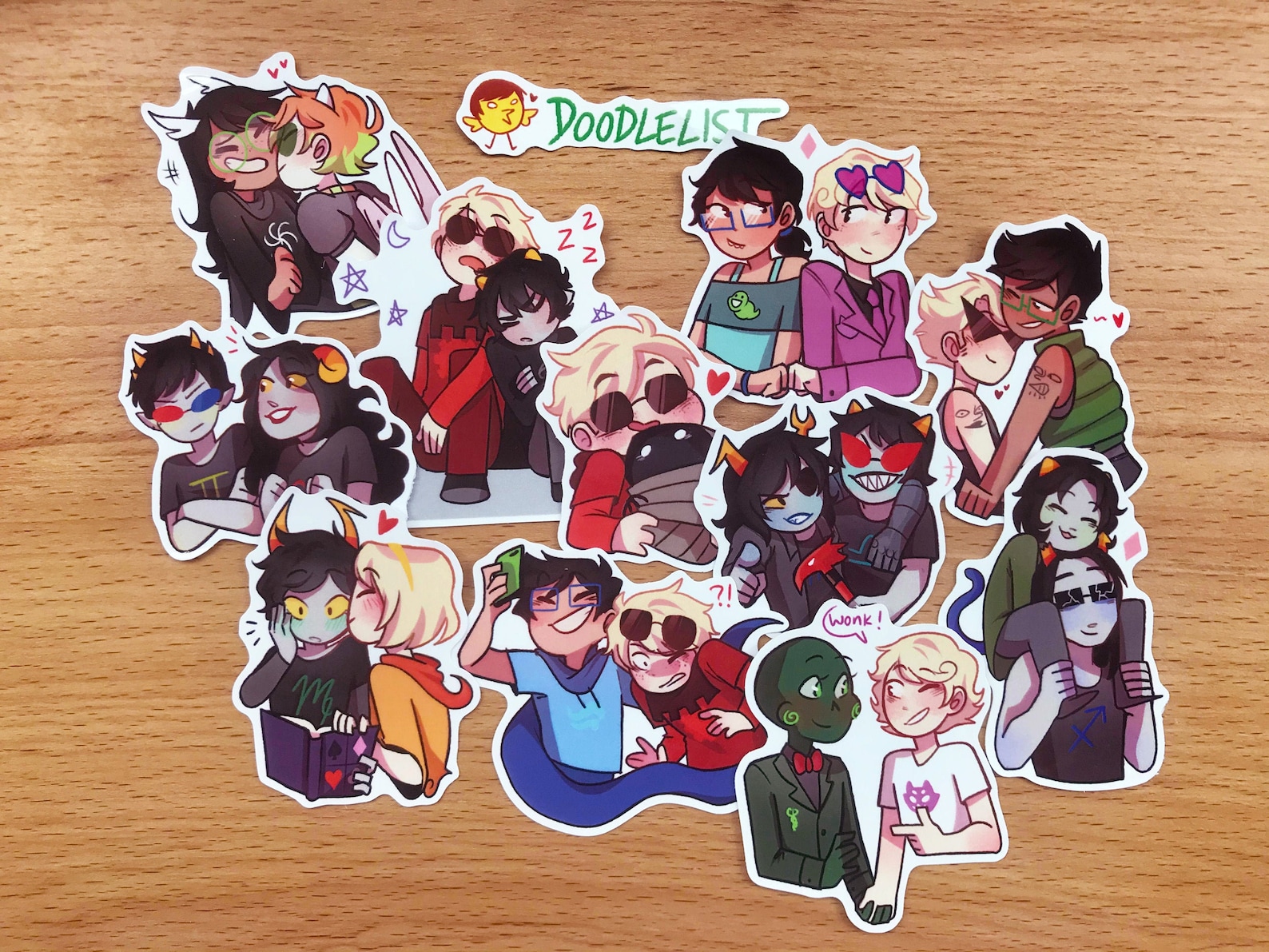 Homestuck Ships Sticker Set (pack of 9 Stickers) - Etsy