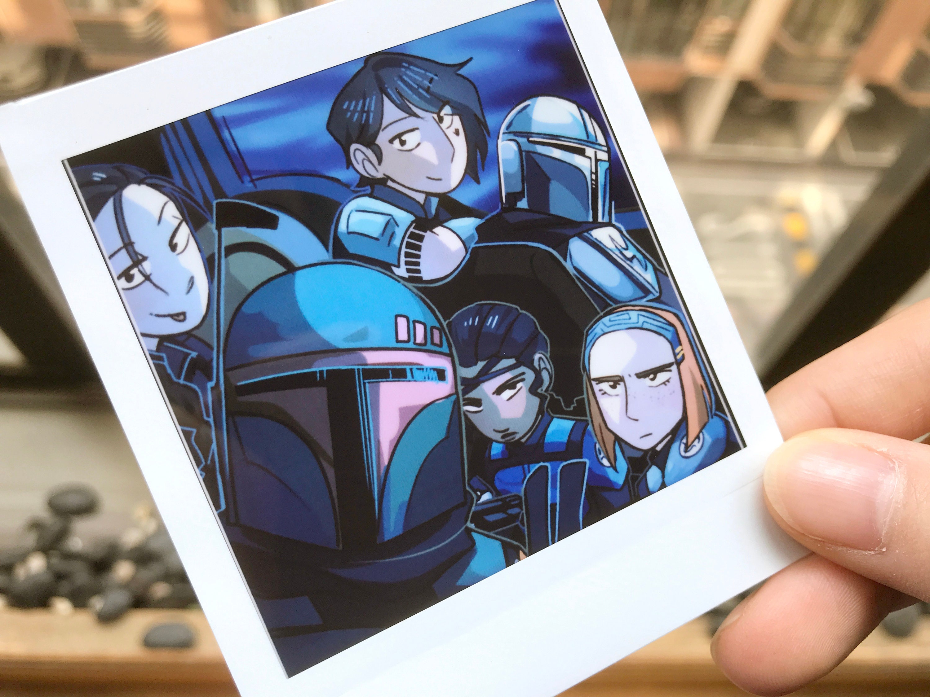 Mando's Gang Selfie | the Mandalorian Polaroid - Etsy Australia