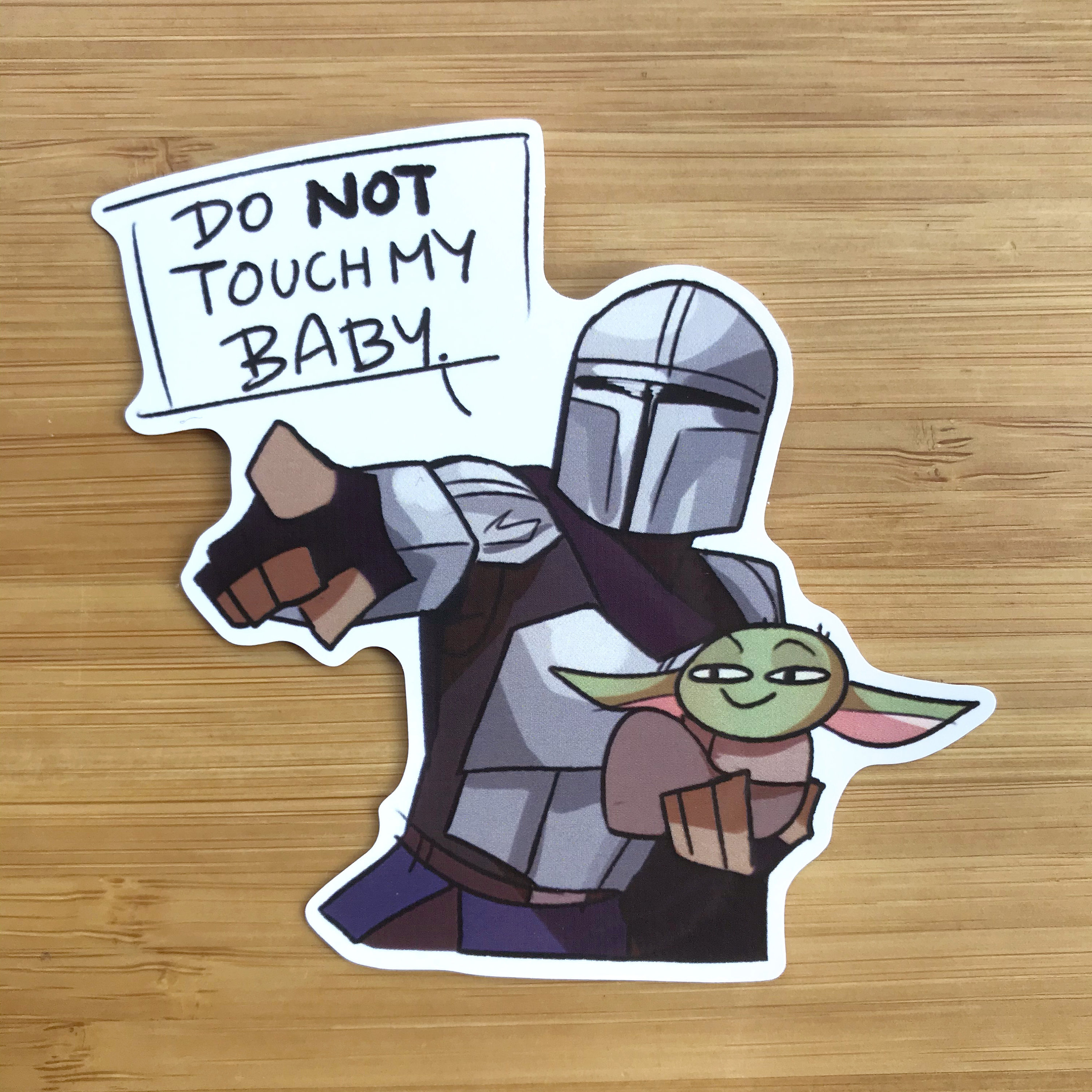 The Mandalorian Sticker Set 1 (pack of 8 Stickers) - Etsy Australia