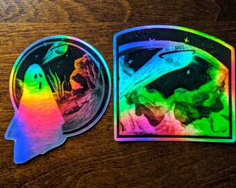 Space Ghost Stickers - Etsy