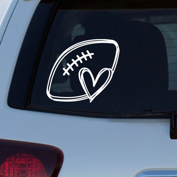 Football Car Decal - Etsy