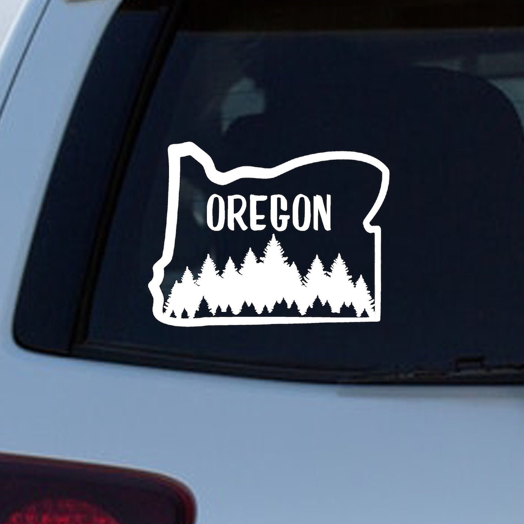 Oregon Decal - Vinyl Decal, Vinyl Sticker - Car Decal, Laptop Decal ...