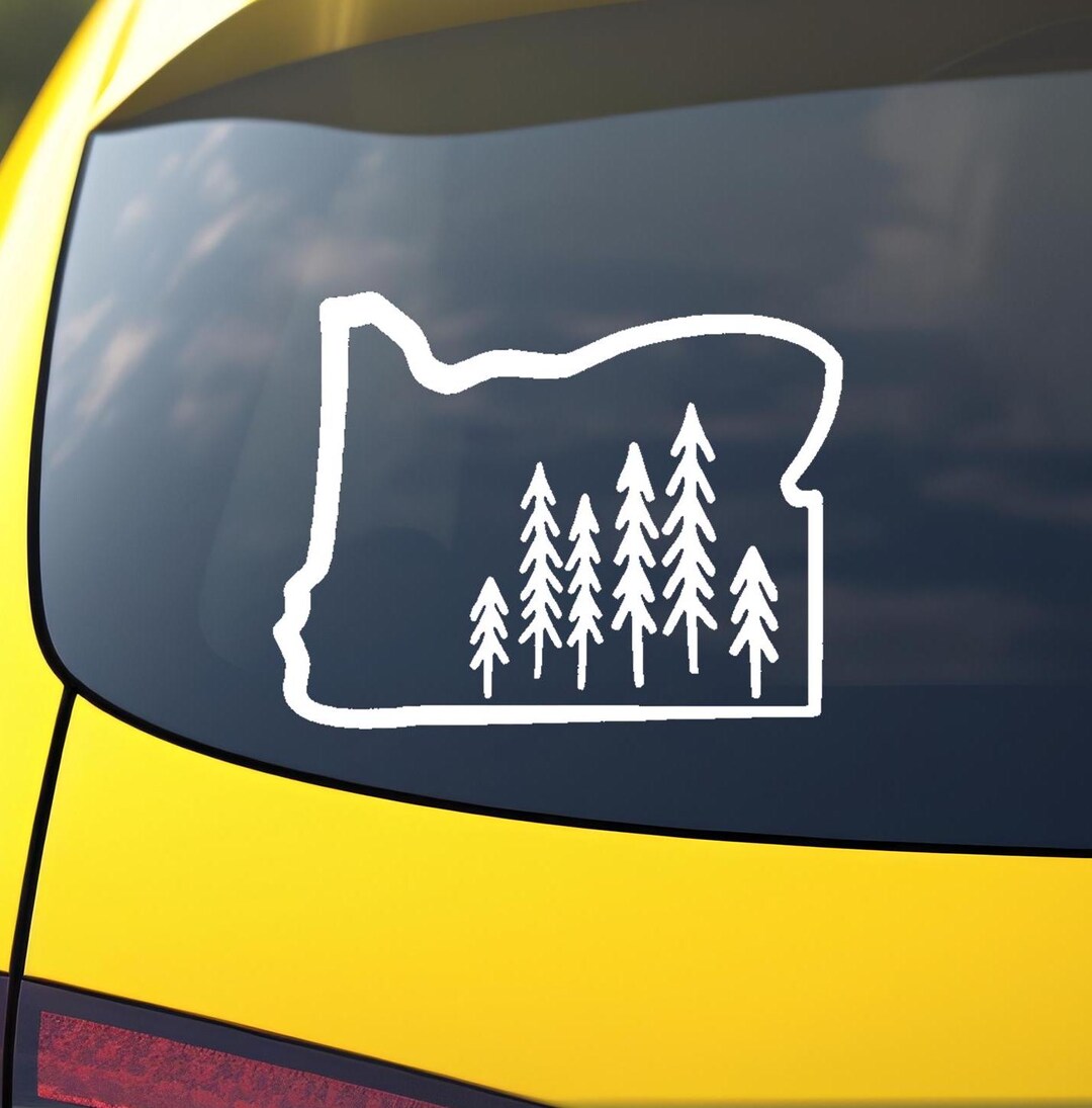 Oregon Decal - Vinyl Decal, Vinyl Sticker - Car Decal, Laptop Decal ...