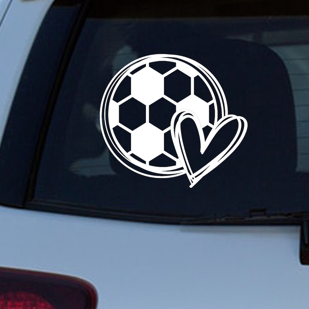 Soccer - Vinyl Decal, Vinyl Sticker - Car Decal, Laptop Decal, Window ...