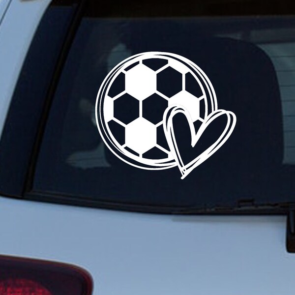 Soccer Car Decal - Etsy