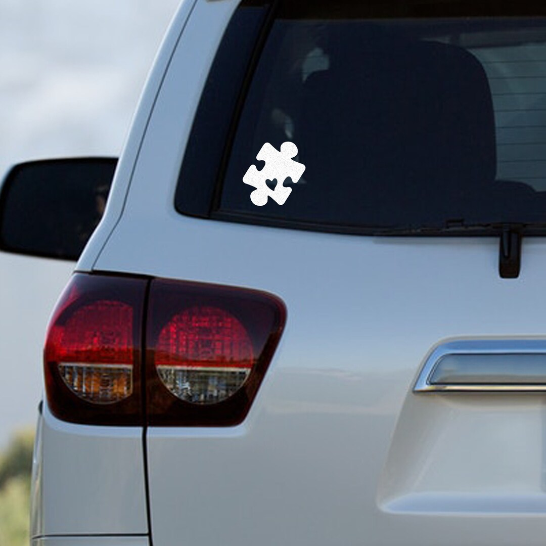 Autism Puzzle Solid- Vinyl Decal, Vinyl Sticker - Car Decal, Laptop ...