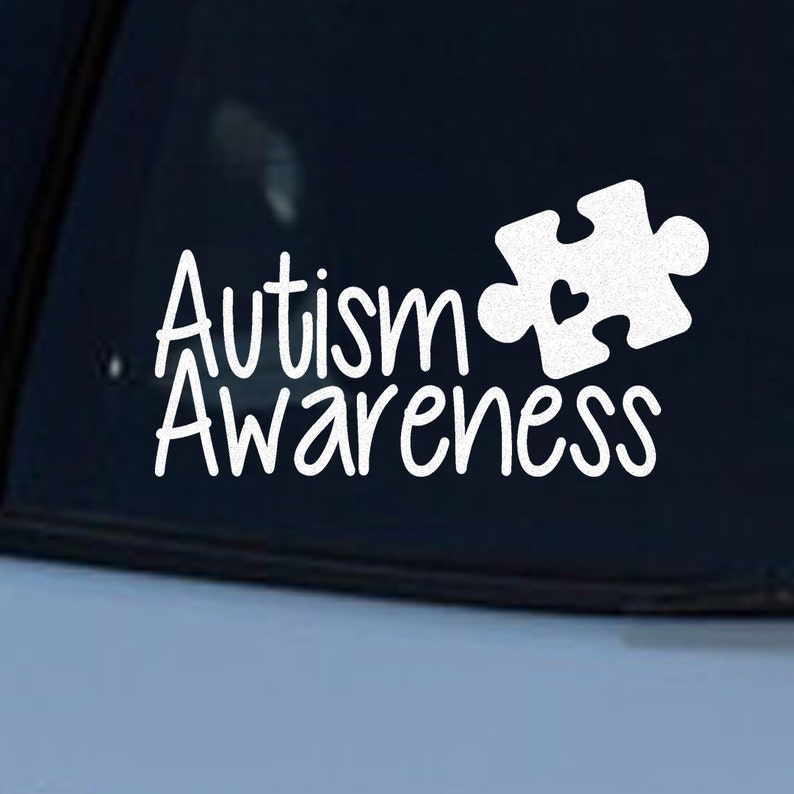 Autism Awareness Vinyl Decal Vinyl Sticker Car Decal - Etsy