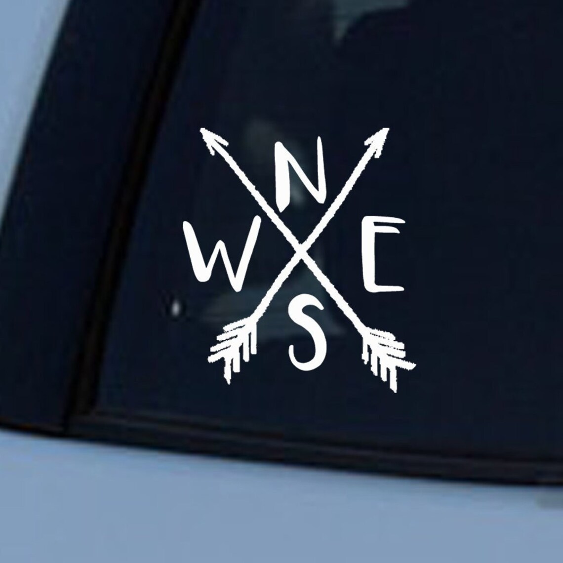 Compass Decal Vinyl Decal Vinyl Sticker Car Decal Laptop - Etsy