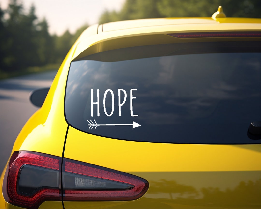 Hope Vinyl Decal Sticker / Hope Decal for Cars, Laptops, Tumblers and ...