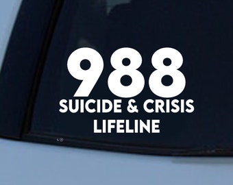 988 Car Sticker - Etsy