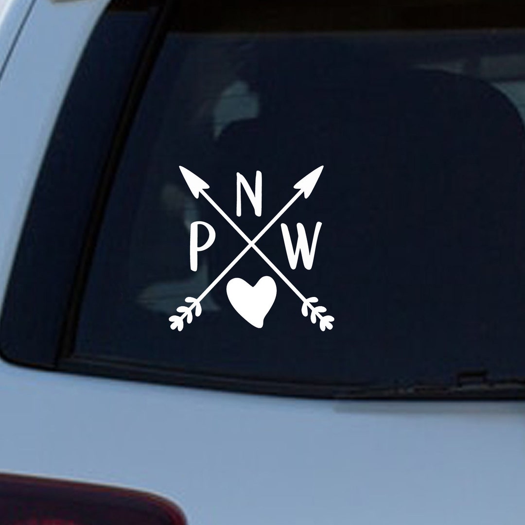 PNW - Vinyl Decal, Vinyl Sticker - Car Decal, Laptop Decal, Window or ...