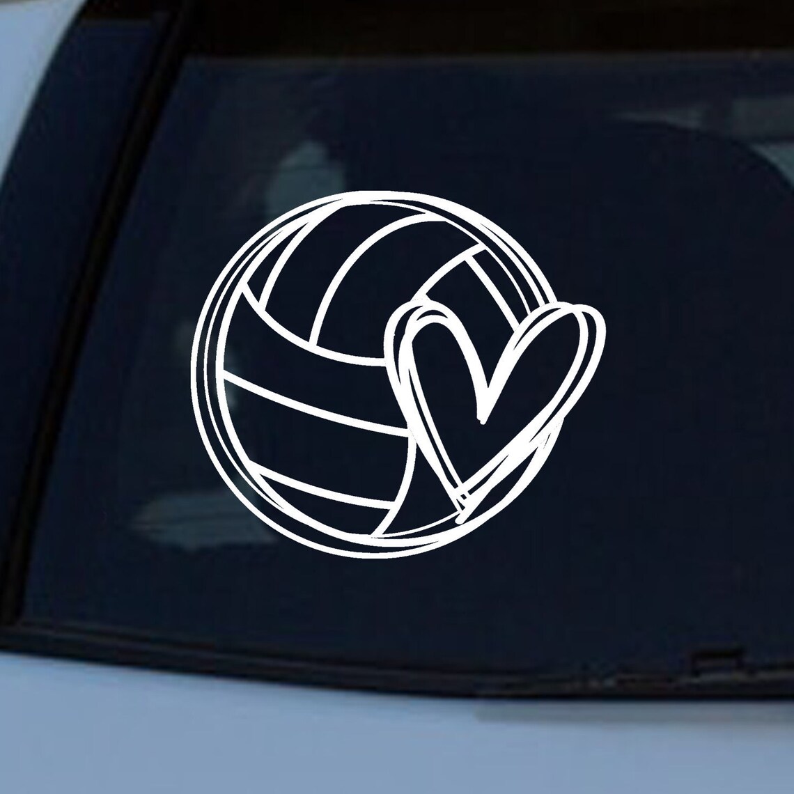 Volleyball Vinyl Decal Vinyl Sticker Car Decal Laptop | Etsy