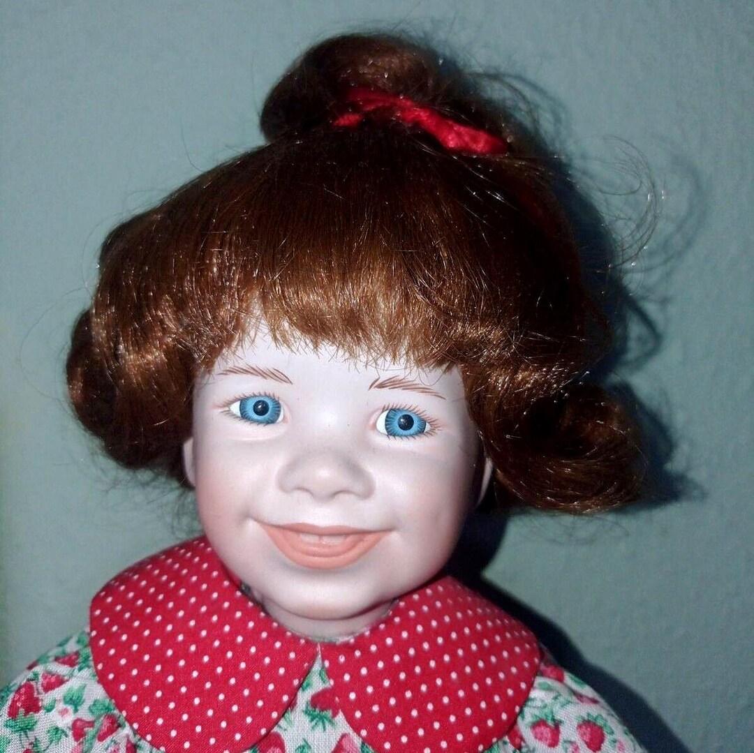 Vintage Porcelain Doll: Jeanne Singer Collectible, Funny Face - Etsy