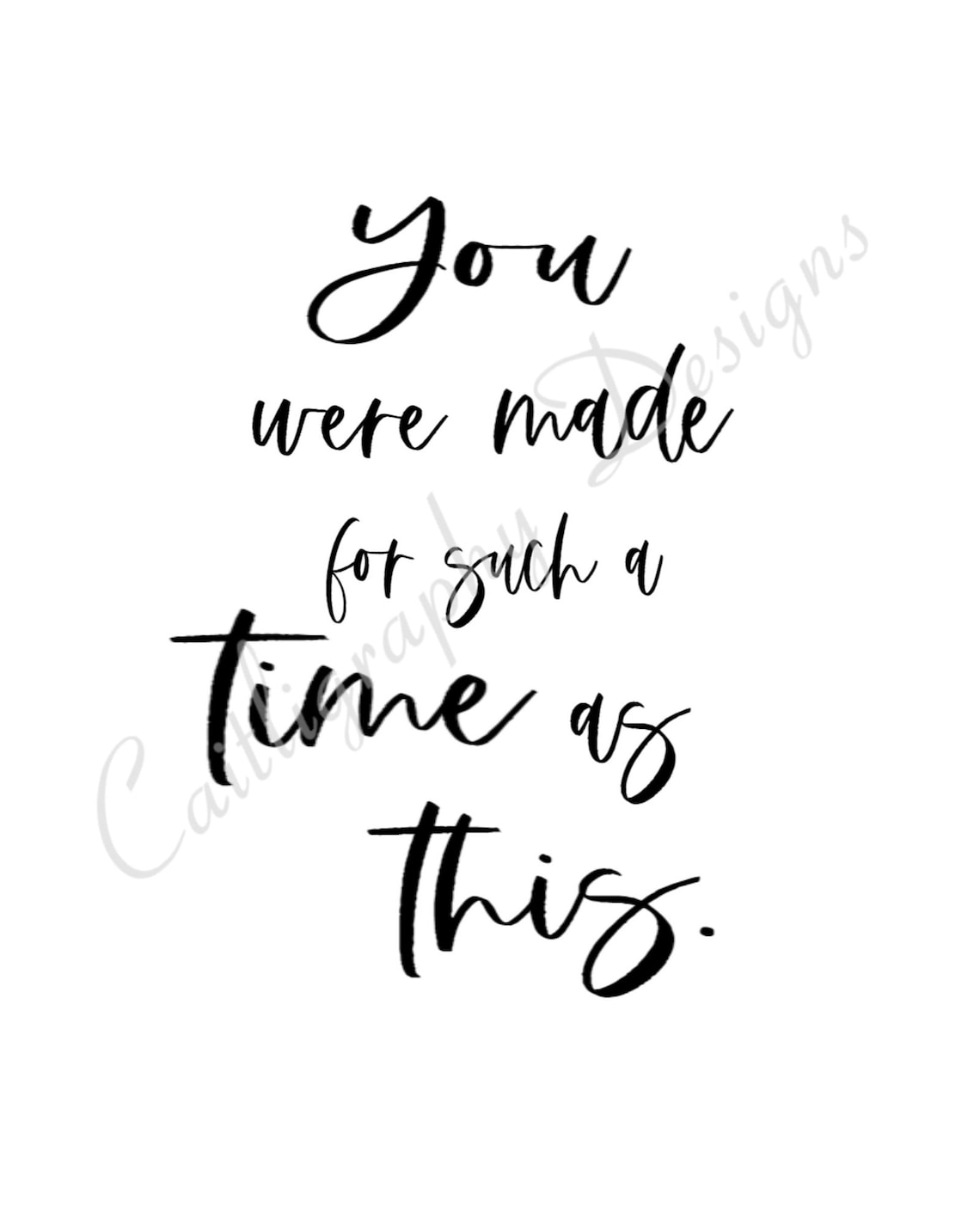 You Were Made for Such a Time as This Esther Wall Art - Etsy