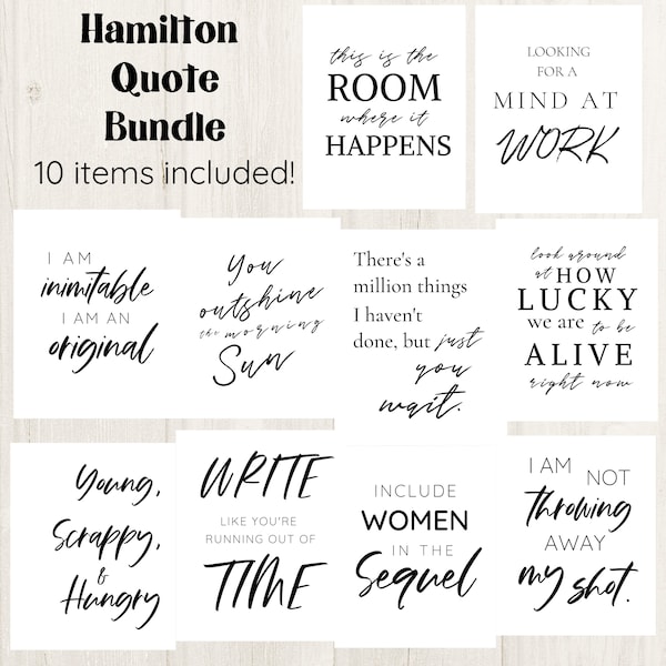 Hamilton - Etsy