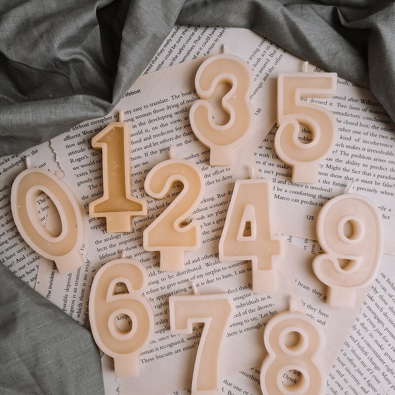 Number 1 Large Candle - Etsy UK