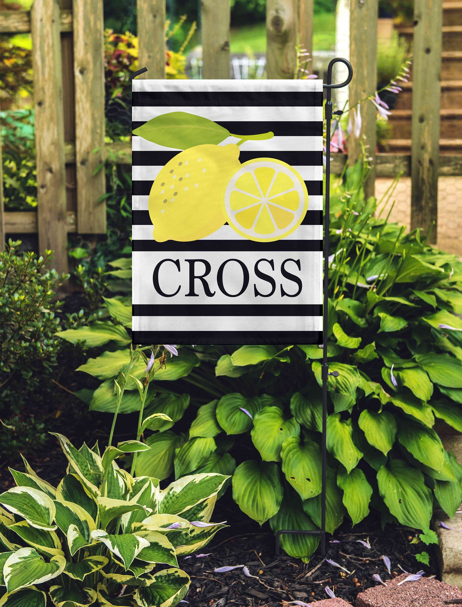 Lemon Garden Flag Summer Garden Flag Last Name Garden Flag - Etsy