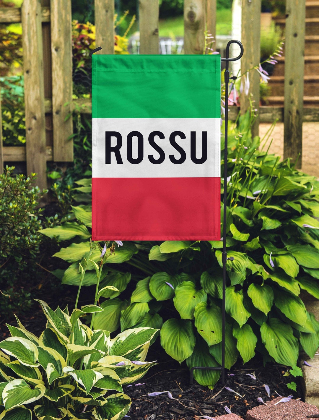 Personalized Italian Garden Flag, Italy Yard Decor, Last Name Flag ...