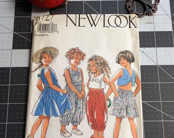 NEWLOOK #6727 Pattern Size 5/6 Super Cute Top, Shorts, Dress and ...