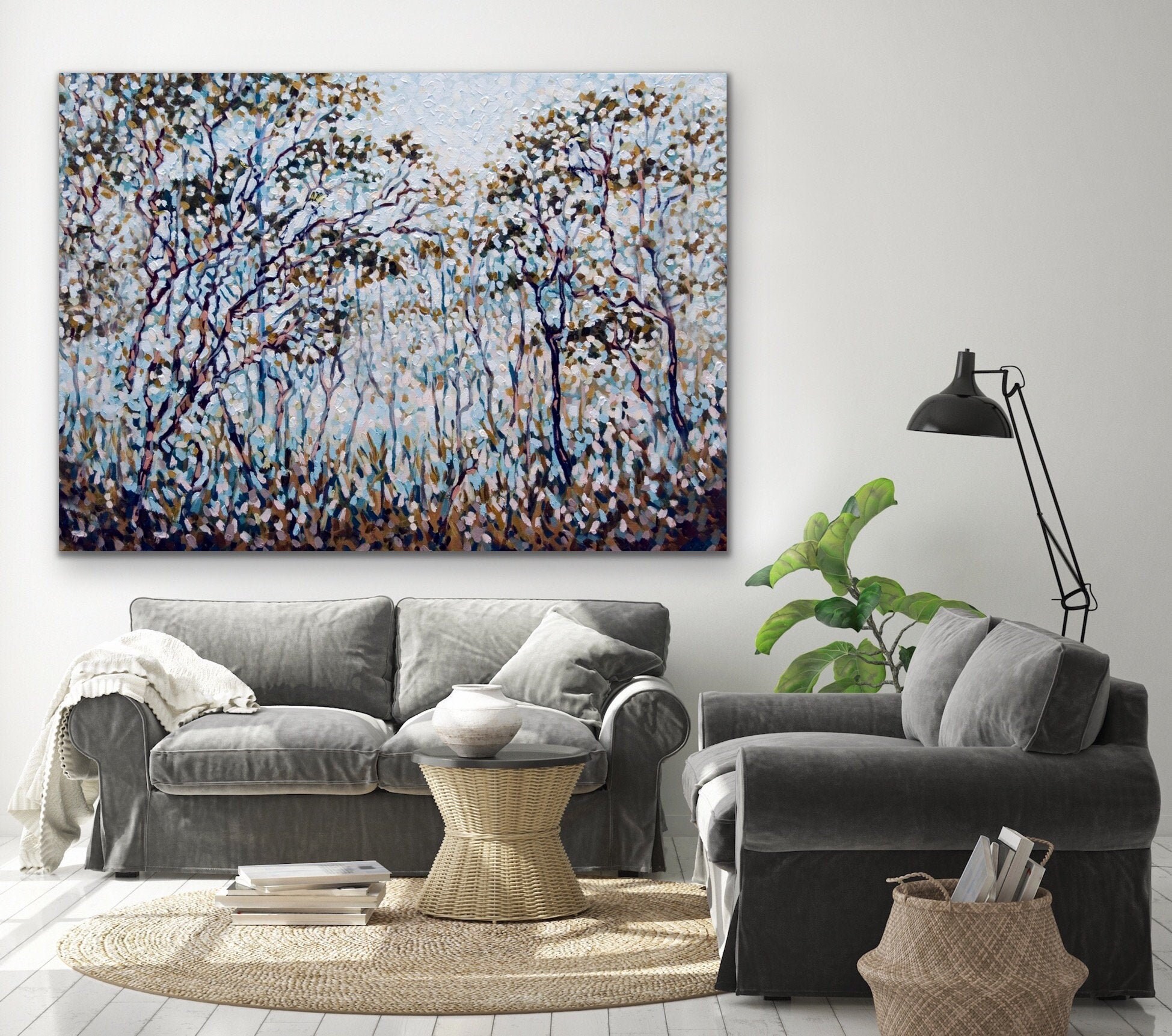 Bush Song Original Abstract Australian Bush Nature Painting | Etsy