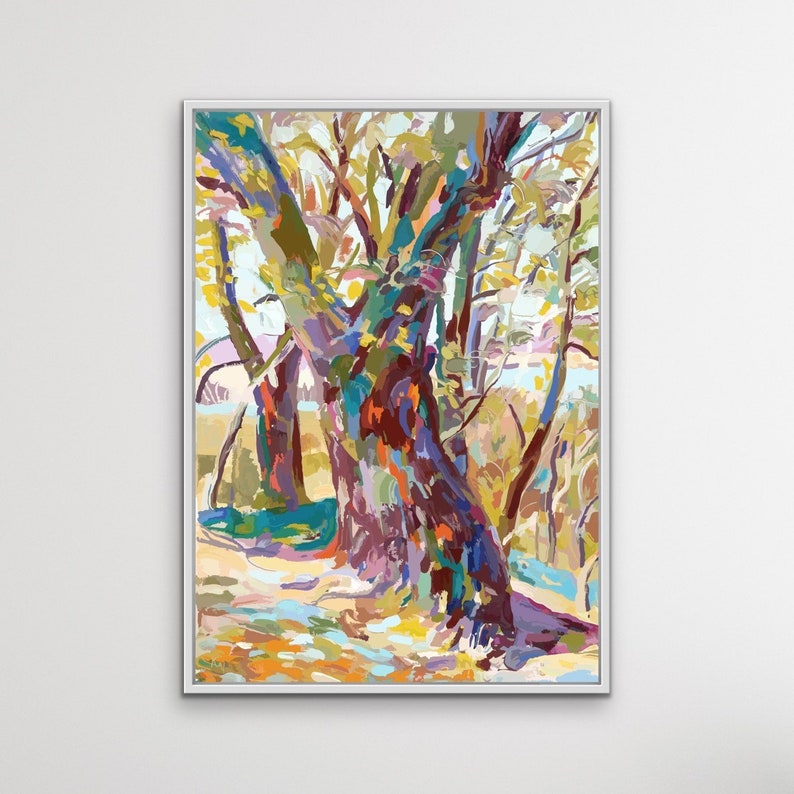 Bush Walk Original Abstract Australian Bush Nature Painting - Etsy ...