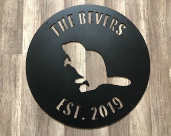 Metal Beaver Sign - Etsy