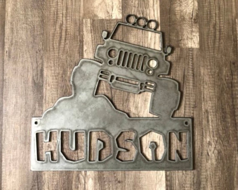 JEEP Inspired off Road Personalized Heavy Steel Sign - Etsy