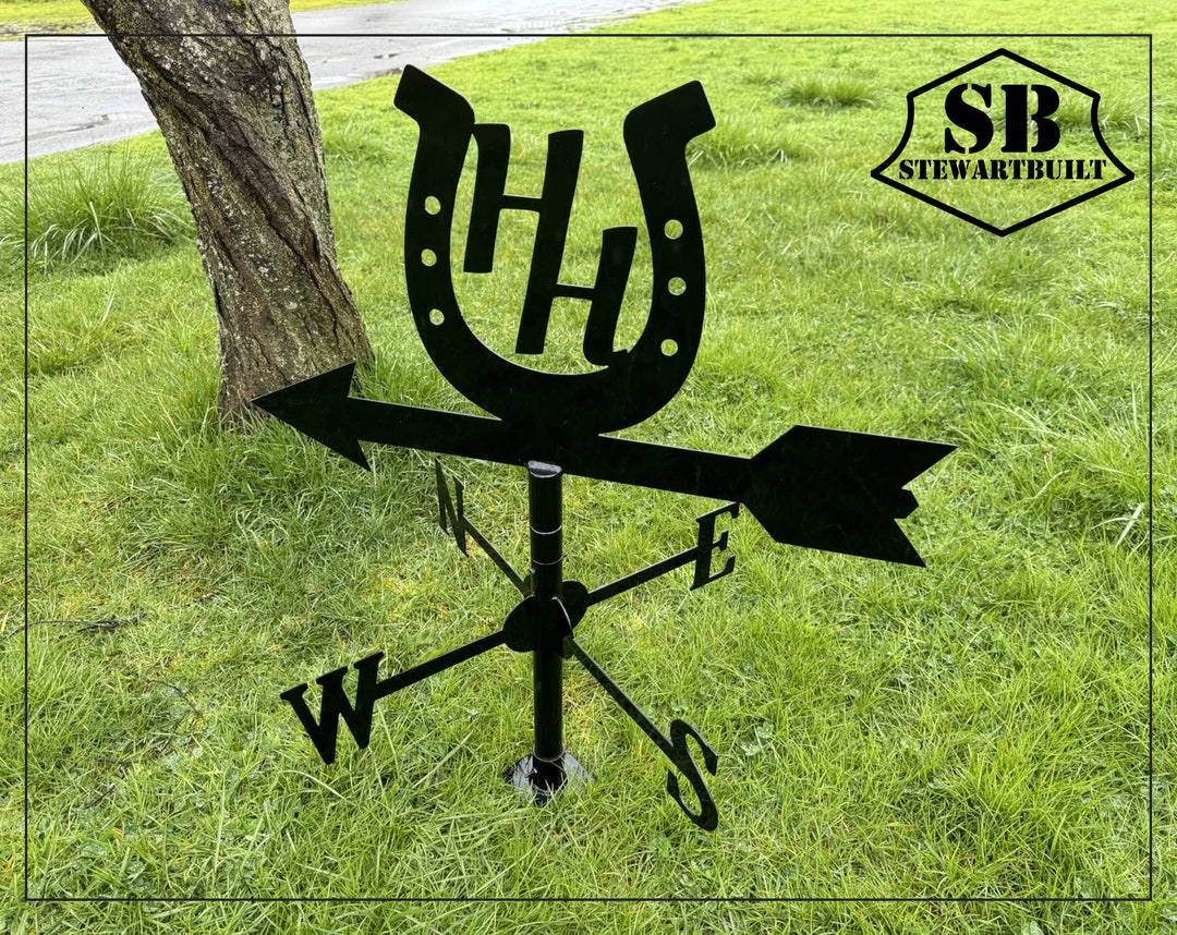 Custom Logo Metal Weather Vane - Wind Vane - Business - Farm - Ranch ...