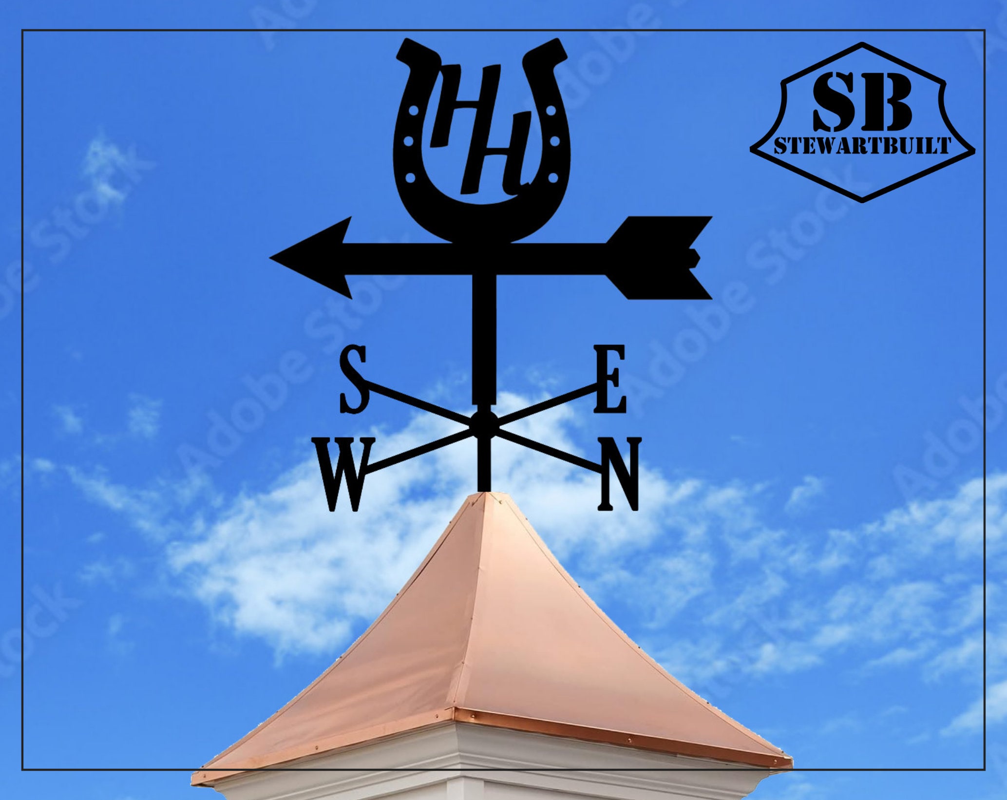 Custom Logo Metal Weather Vane Wind Vane Business Farm Ranch Cupola - Etsy