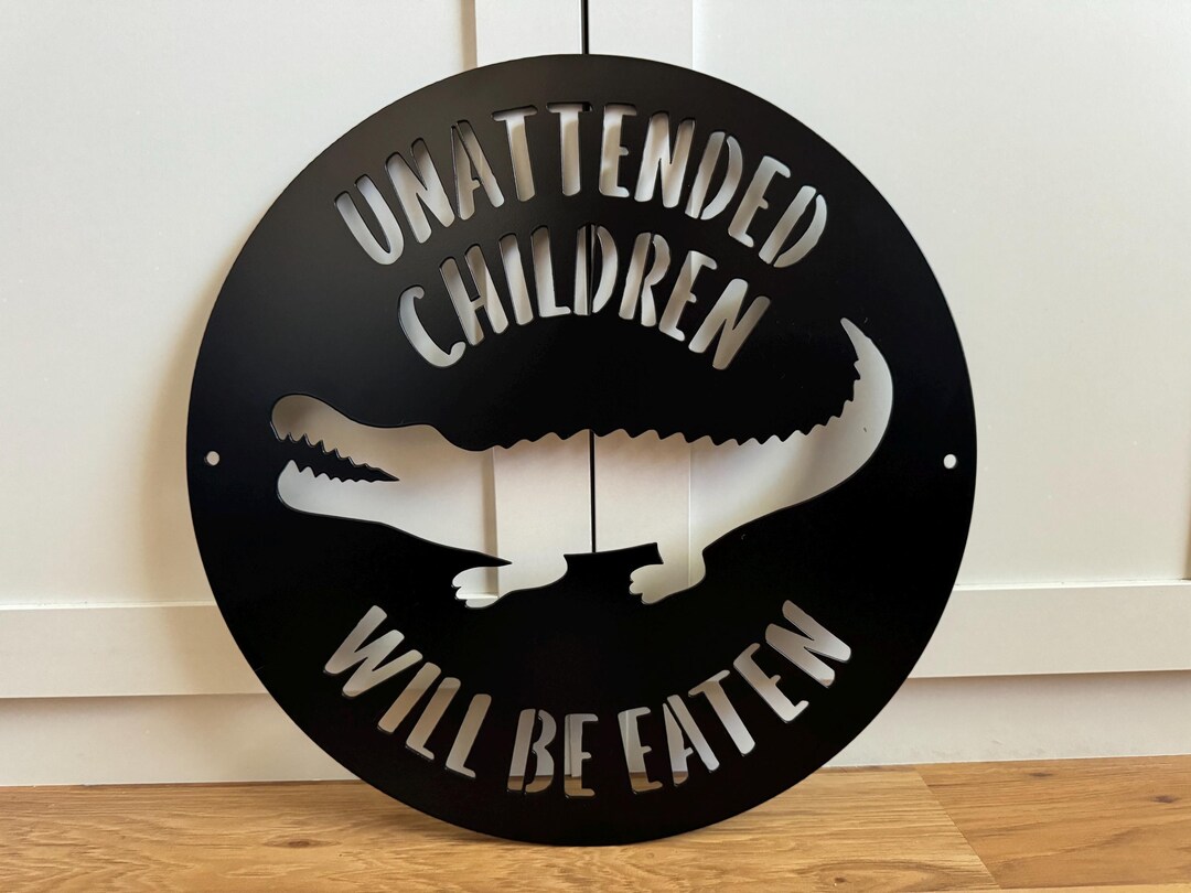 ALLIGATOR Metal Sign - Gator - Croc - Crocodile - Personalized Steel ...