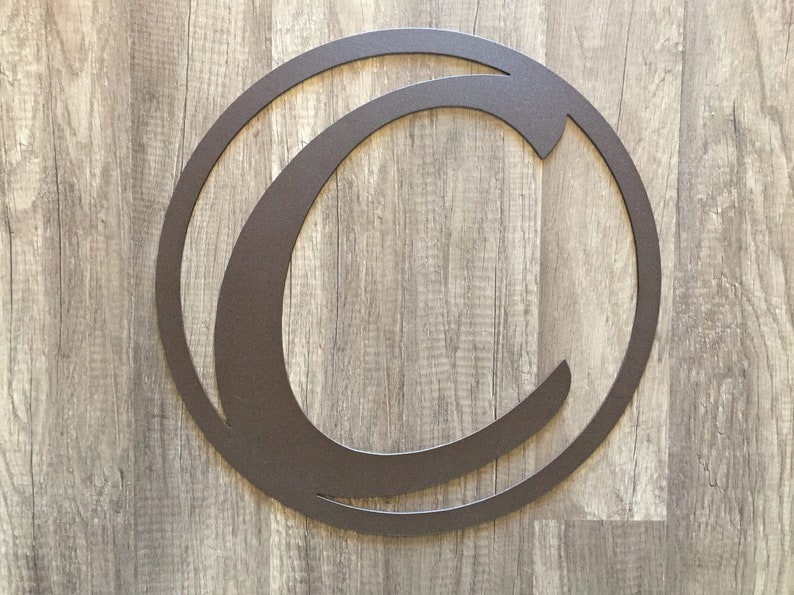 Last Name Letter Monogram Gate Letter Personalized Heavy - Etsy