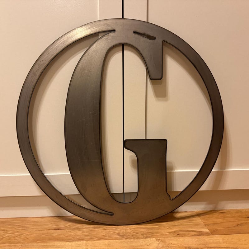 Metal Letter G - Etsy