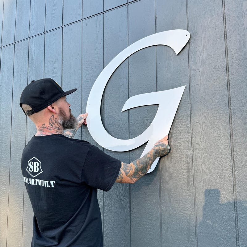 Metal Wall Planter Sign - Etsy