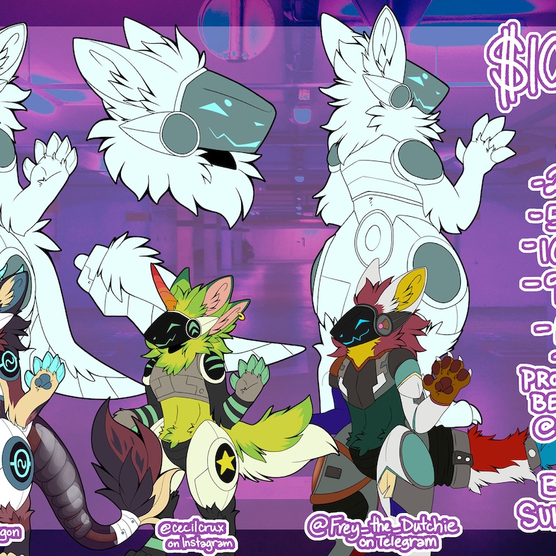 Protogen Adopt Base - Etsy