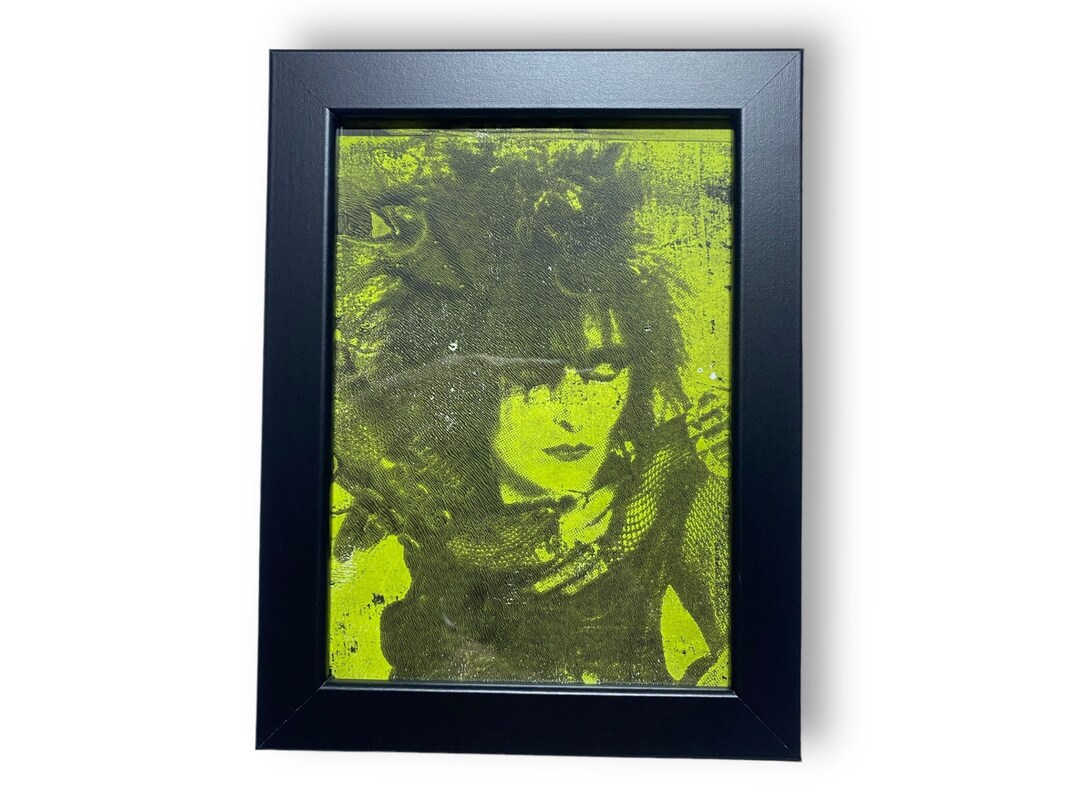 ORIGINAL GEL PRINT** Siouxsie Sioux Punk Goth Fan Art Gel Print and ...