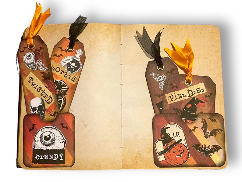 Digital**grim Gruesome Adjectives for Junk Journals Creepy Spooky ...