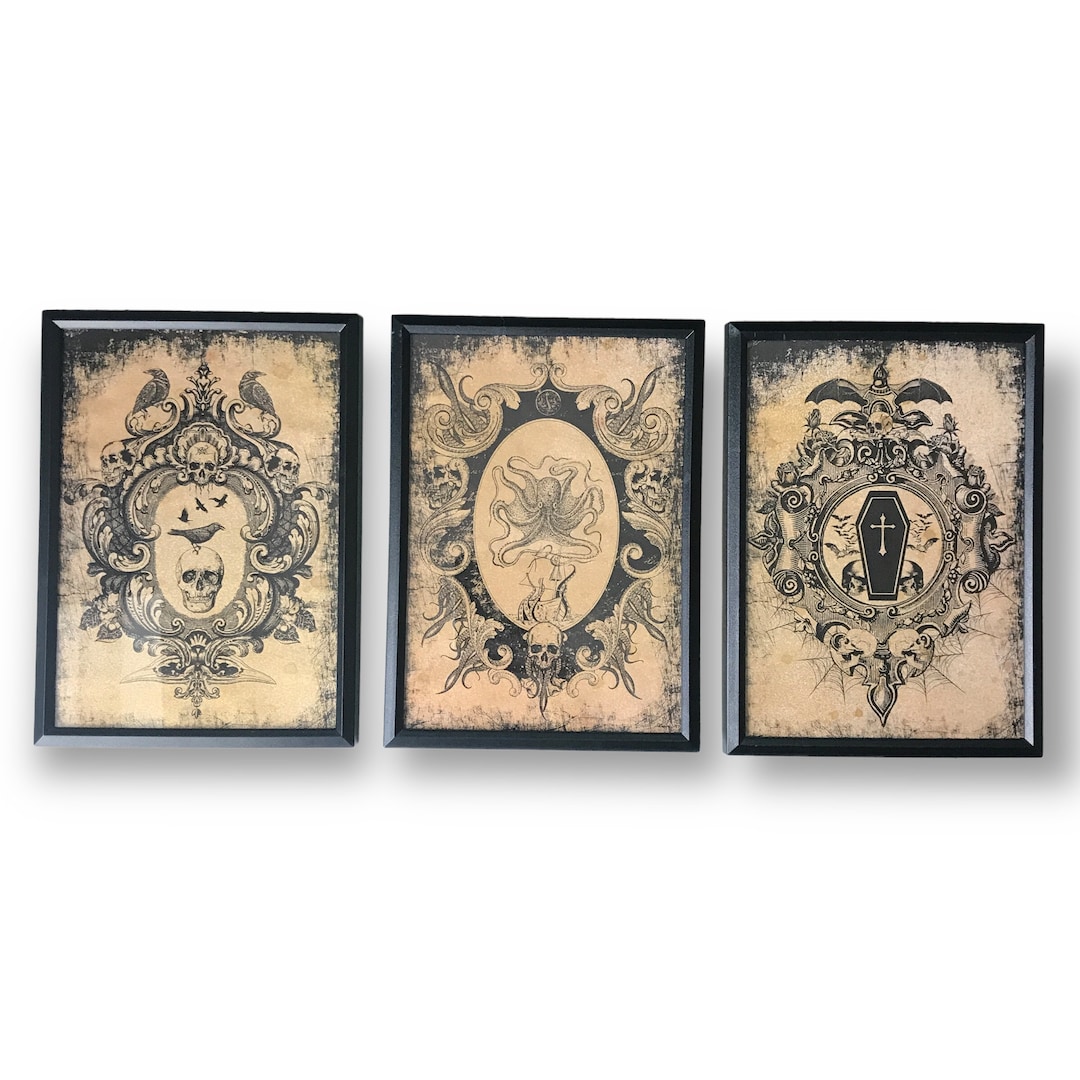 ART PRINT Vintage Gothic Art Print 5x7 Framed/unframed - Etsy